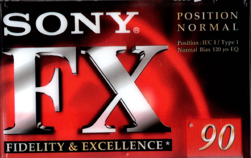 Sony FX90 90 Minuten Audio Cassette Type I Ferric (Nieuw) | Reway