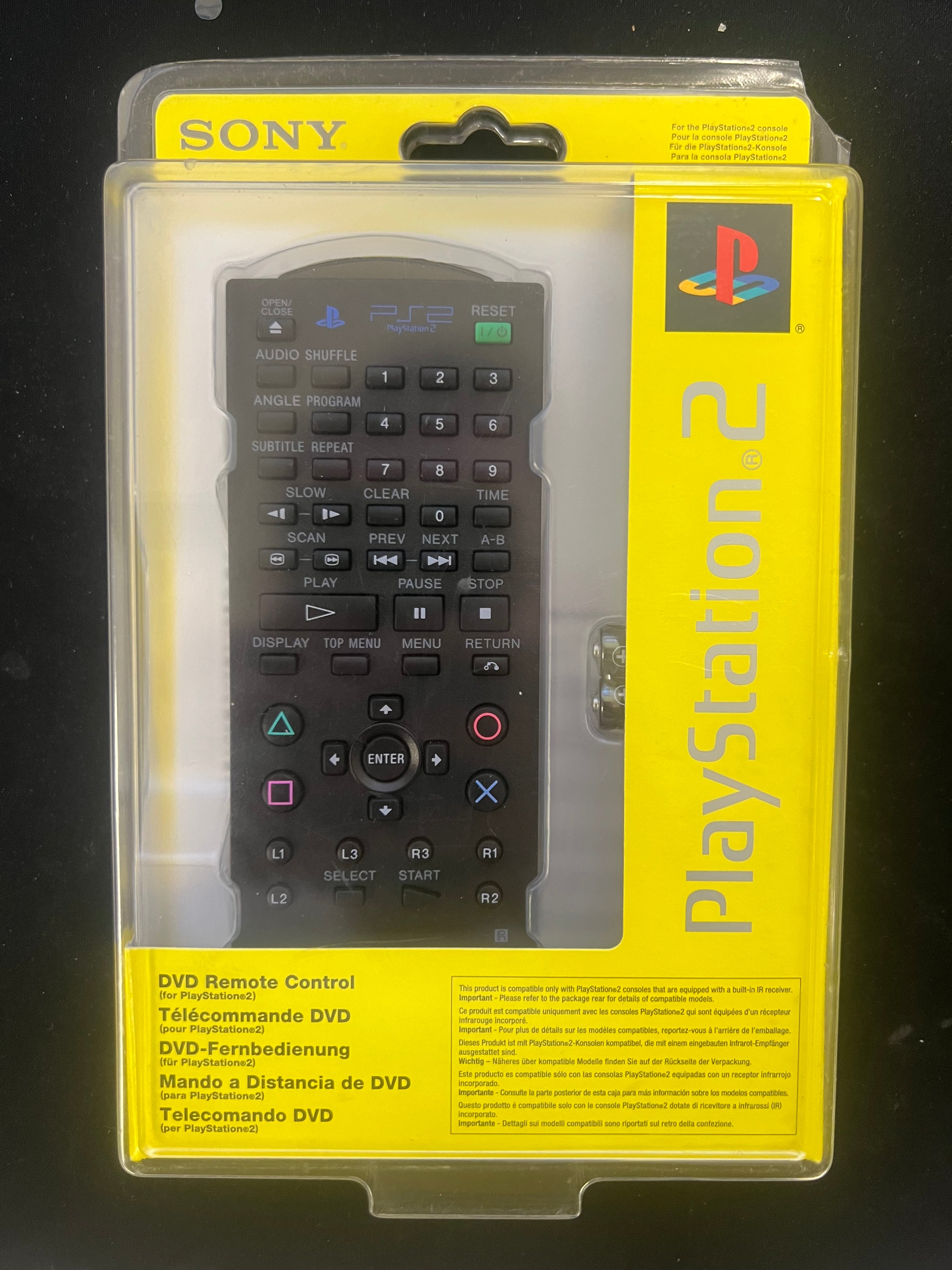 Sony Playstation 2 DVD Remote Control (Nieuw in blister) | Reway