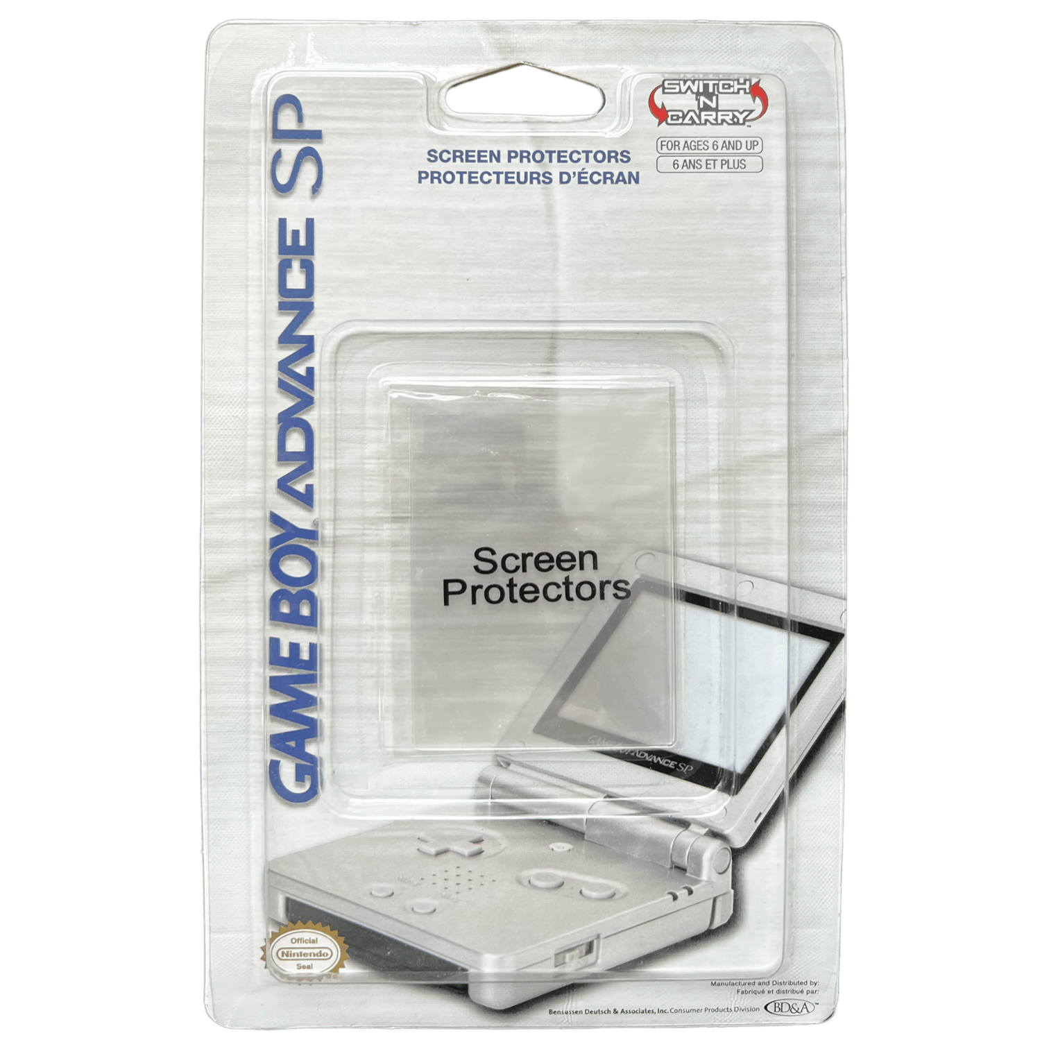 BD&A Screenprotector voor Game Boy Advance SP (Official) | Reway