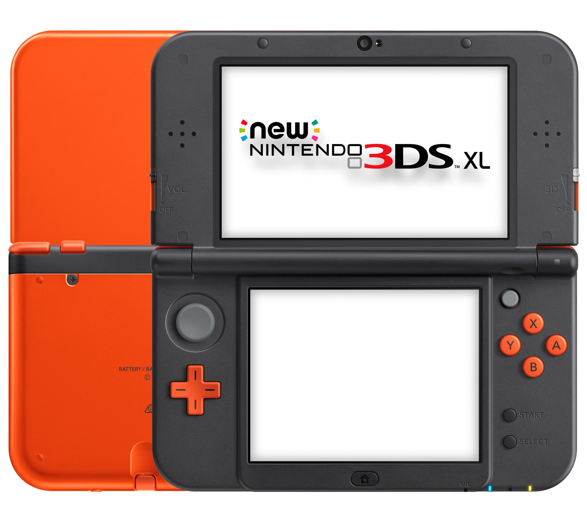 Nintendo New 3DS XL Console - Oranje/Zwart (Dual IPS Scherm) | Reway